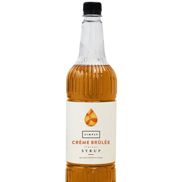 Simply Syrups Crème Brûlée Syrup 1 Litre Bottle – Coffee 1652