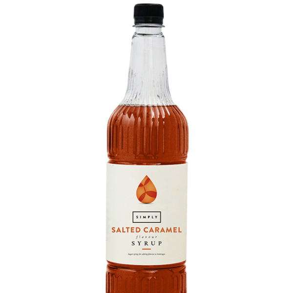 Simply Syrups Salted Caramel Syrup 1 Litre Bottle – Coffee 1652